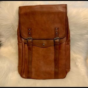 Vbiger | Bags | Vbiger Mens Pu Leather Vintage Laptop Backpack | Poshmark